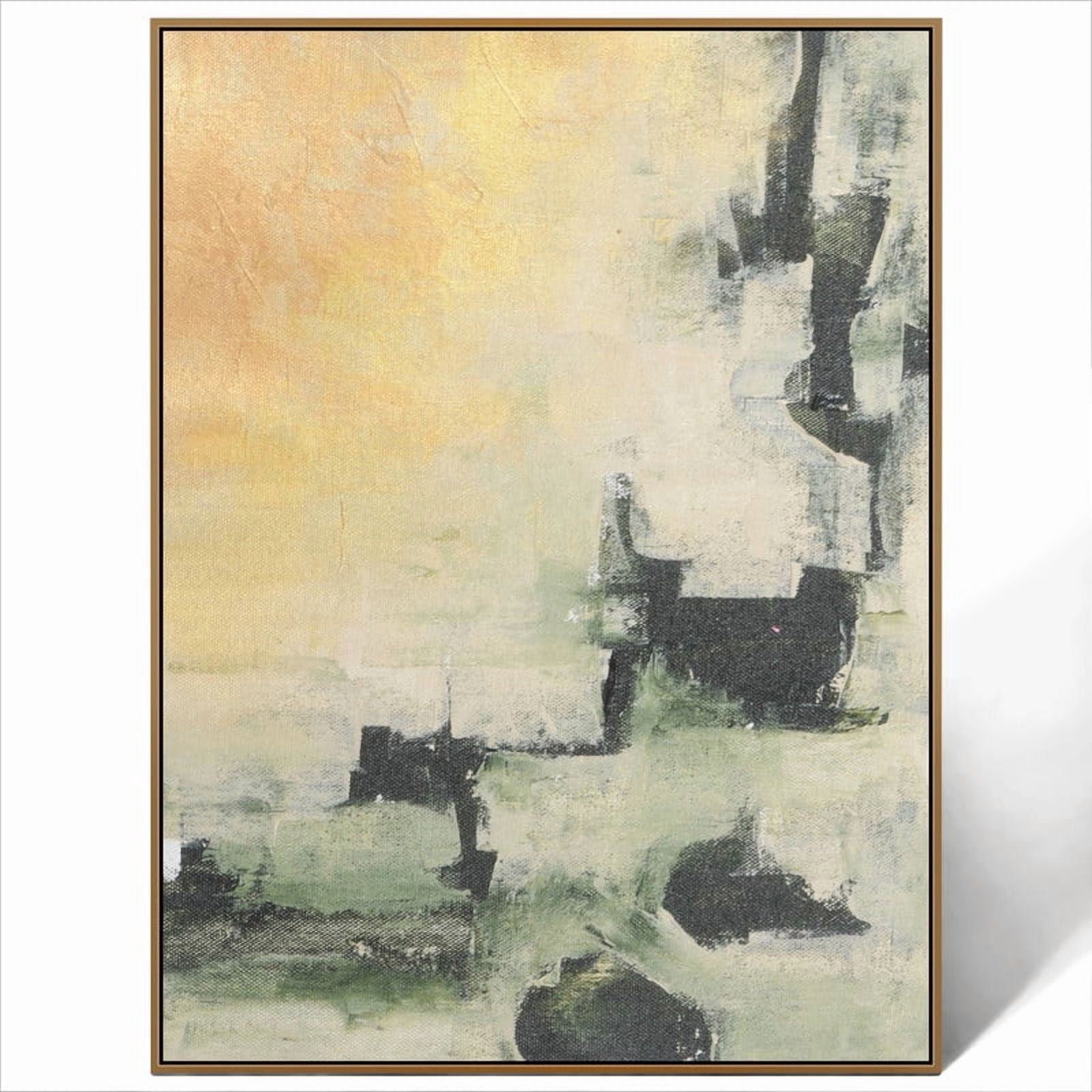 Abstract Cityscape Wall Art Painting – Handmade Modern Urban Canvas for ...