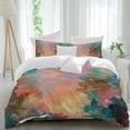 Abstract Clouds Comforter Set California King Size, Sky Landscape Oil ...