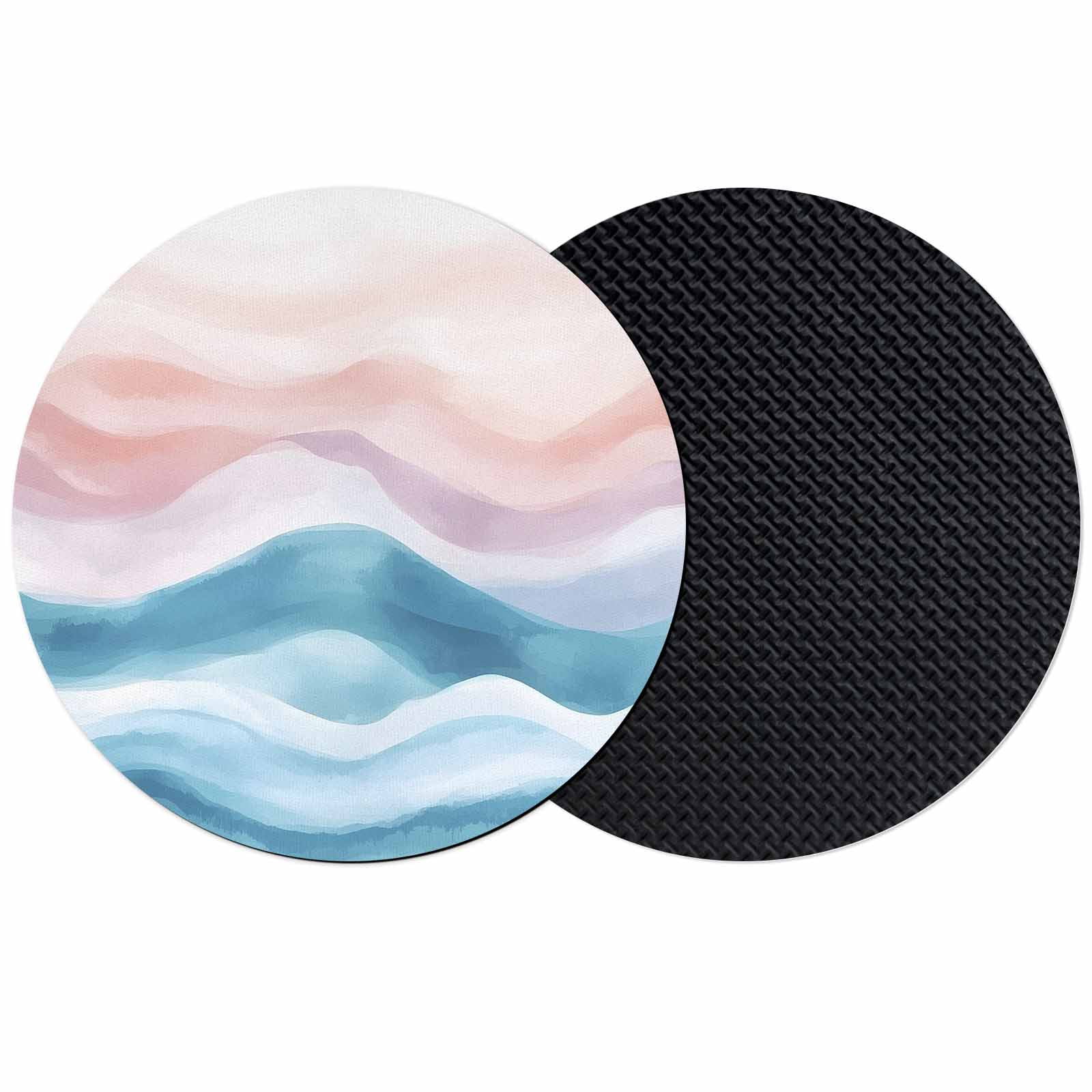 Abstract Coastal Coasters for Drinks,Absorbent Non Slip Rubber Drink ...