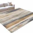 Abstract Coastal Landscape Area Rugs 4x6ft Modern Retro Mottled Beige ...