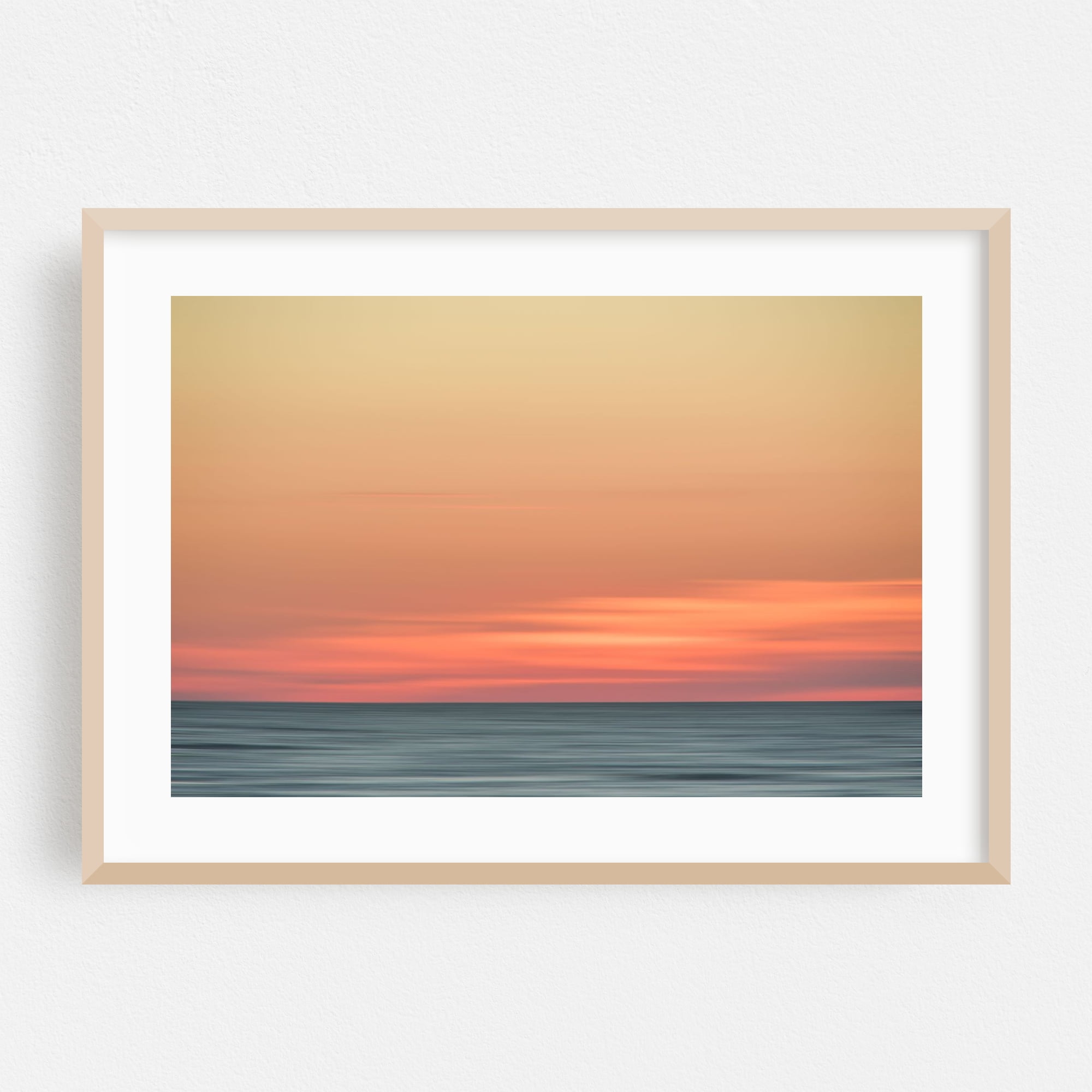Abstract Color Blend Ocean Sunset Landscape Photograph - Florida ...