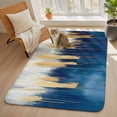 Abstract Color Block Area Rugs for Living Room 5x6, Navy Block ...