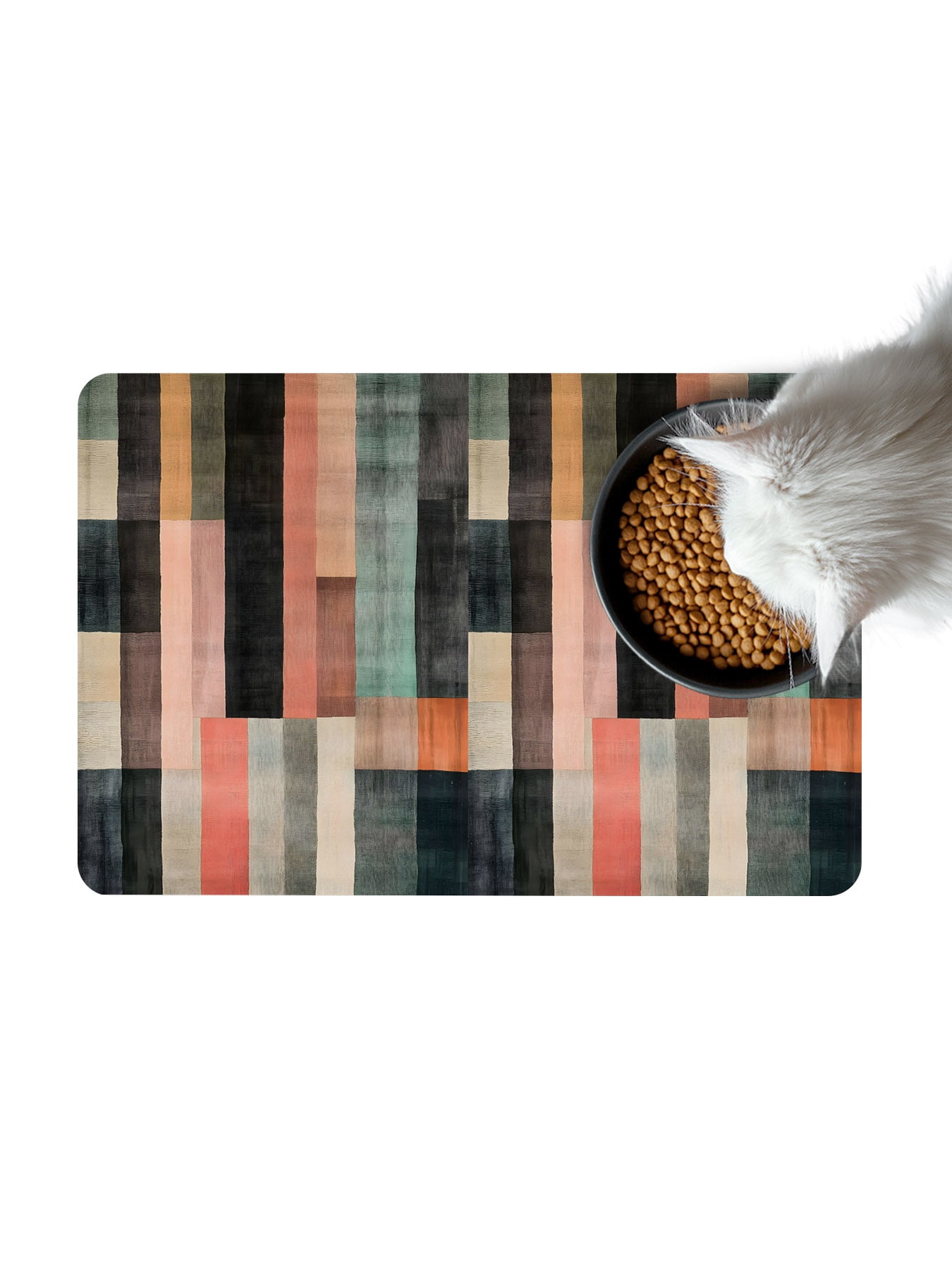 Abstract Color Block Doormat Non Slip Diatomaceous Earth Door Mat ...