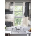 Abstract Color Block Graffiti Art Chiffon Sheer Curtains 72 Inches Long ...