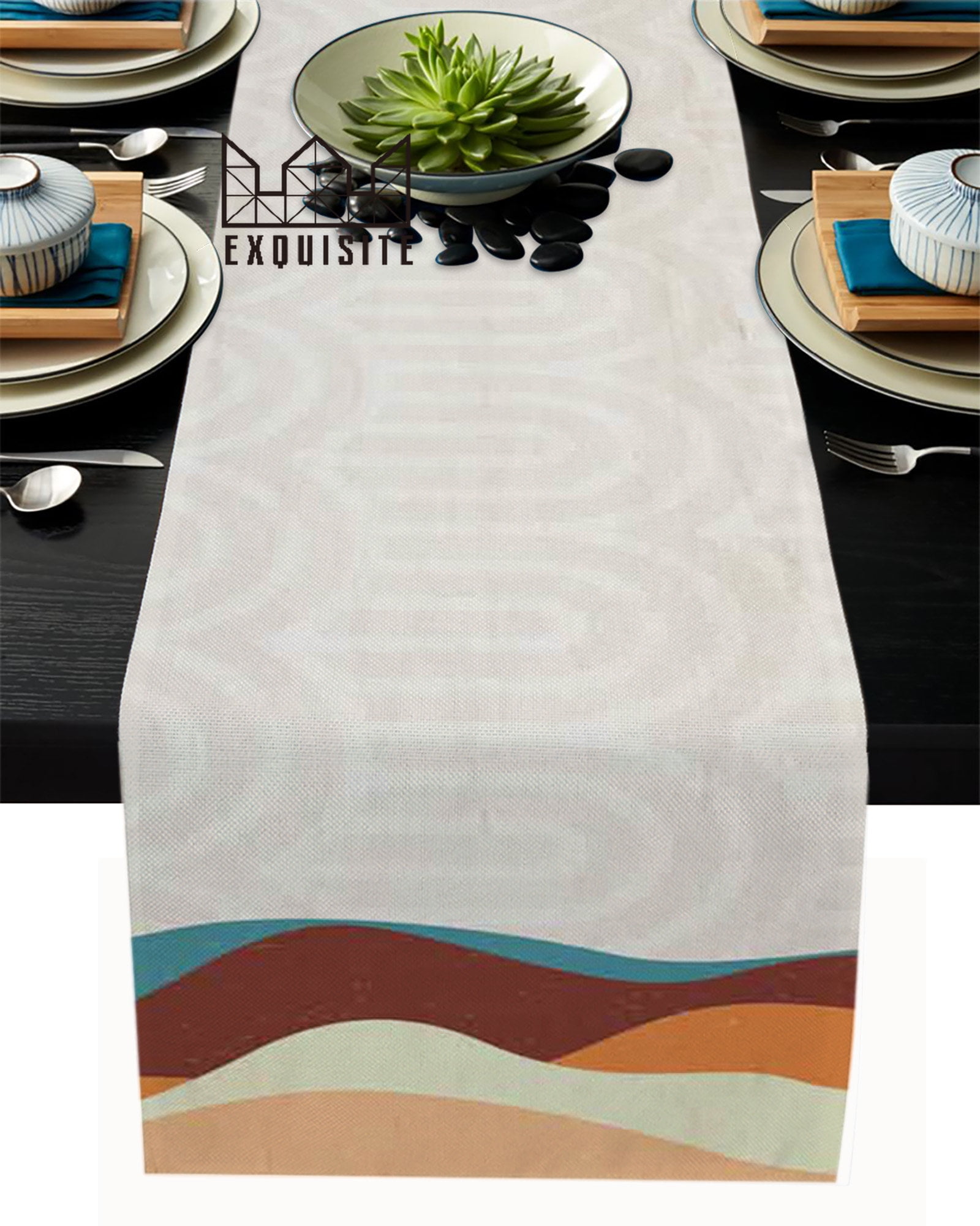 Abstract Color Gradient Retro Coffee Table r Dinner Table ration ...