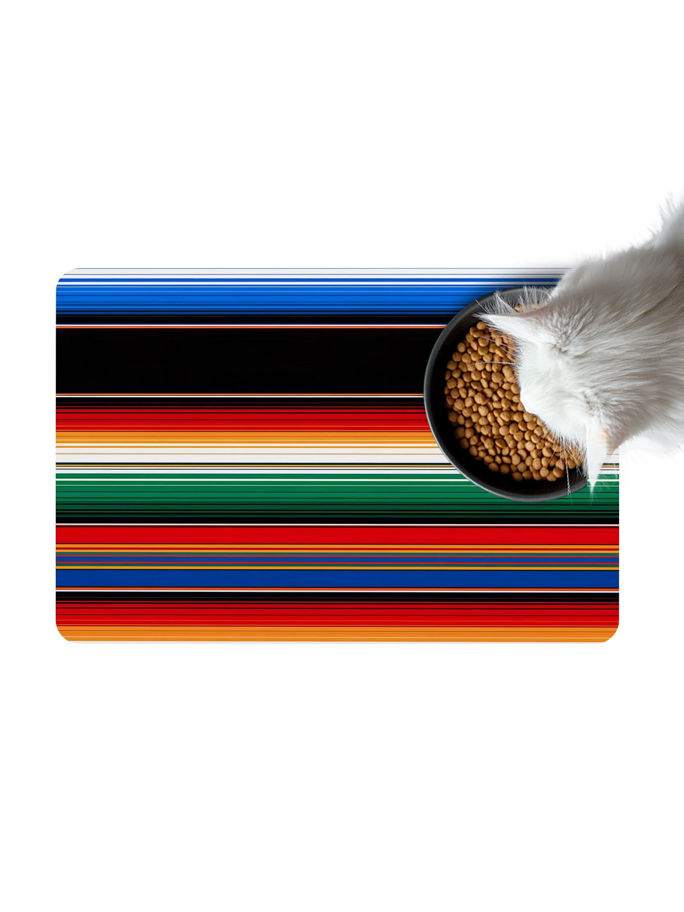 Abstract Color Stripes Doormat Non Slip Diatomaceous Earth Door Mat ...