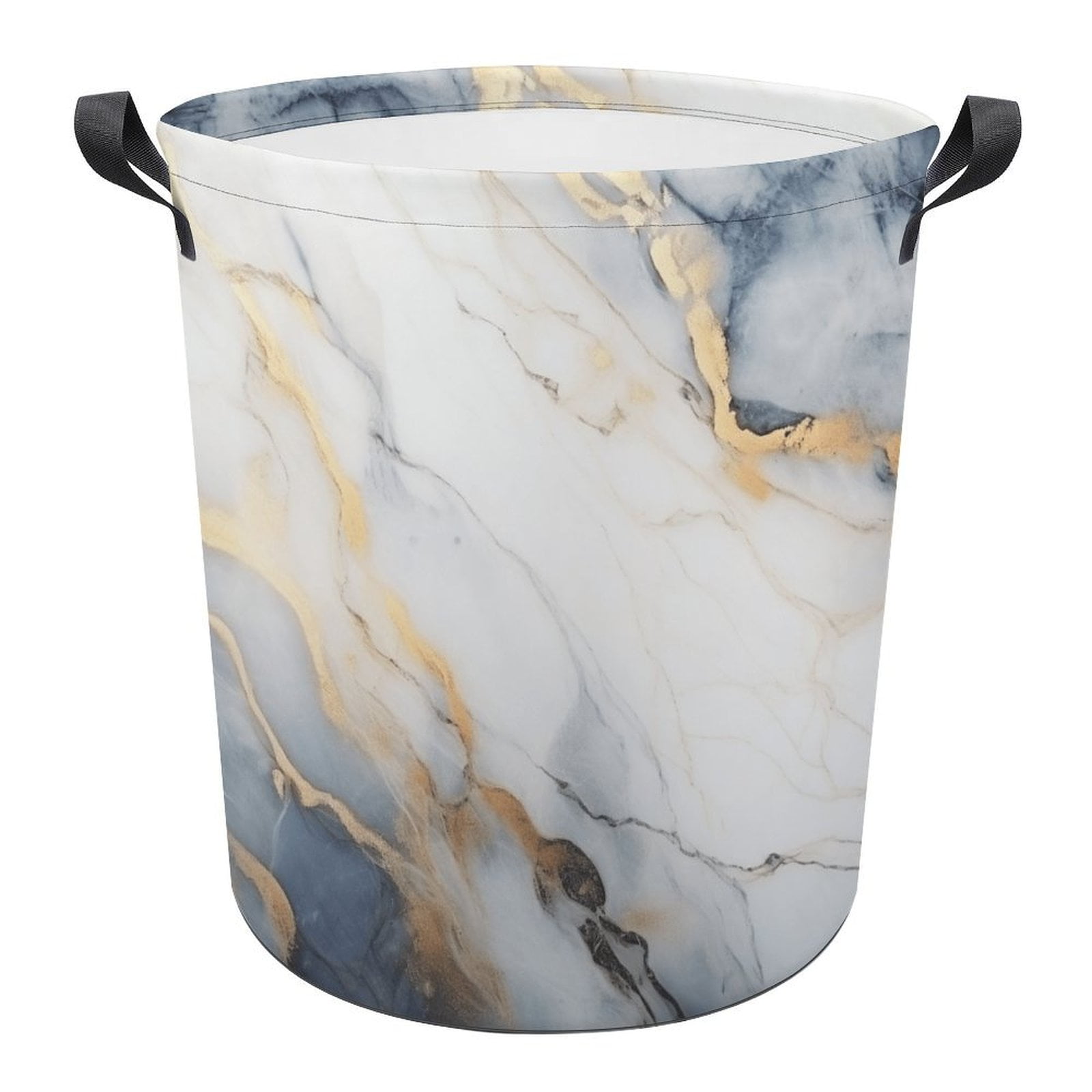 Abstract Colored Marble Print Foldable Laundry Basket for Clothes ...