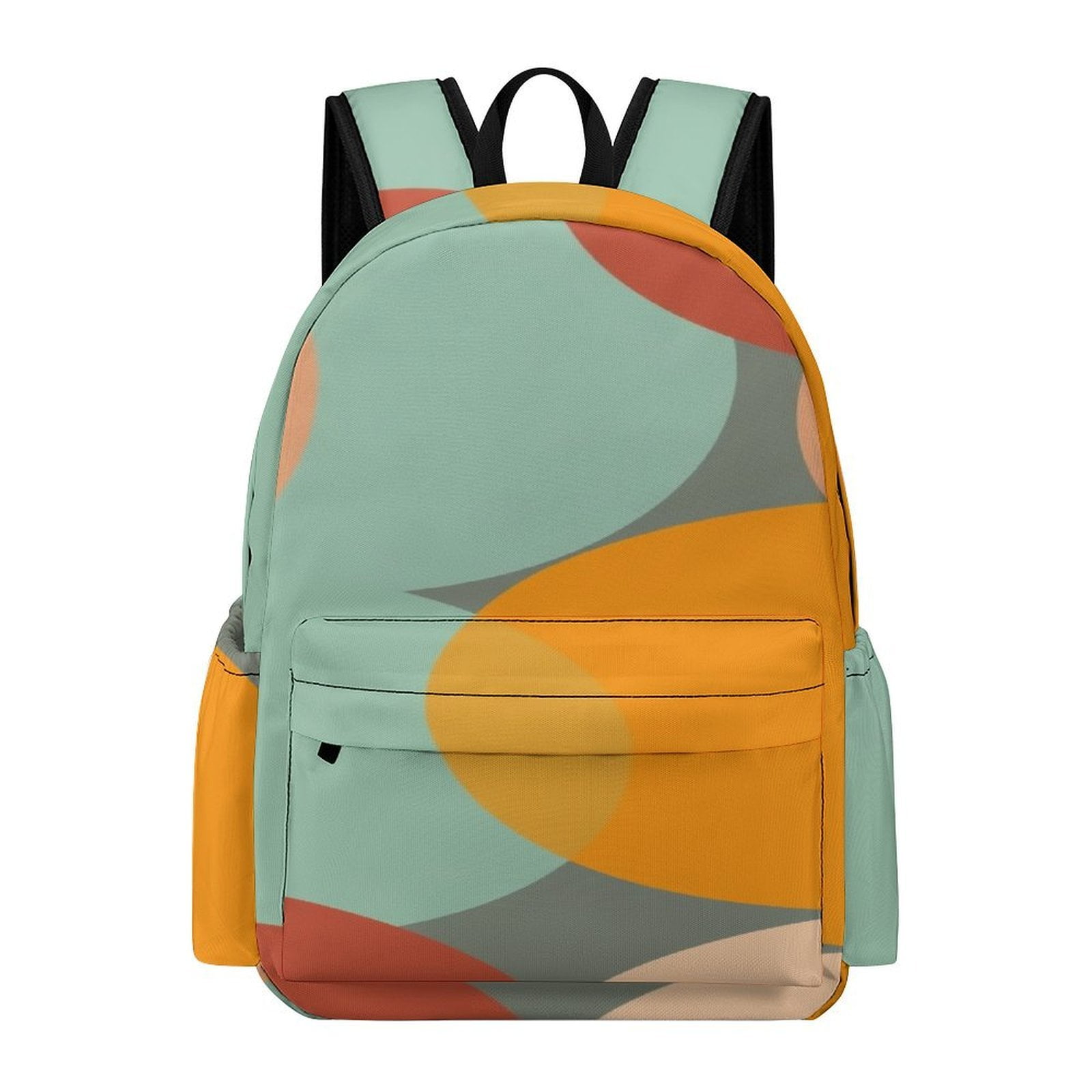 Abstract Colorful Circles Backpack Student BookBag School Bag Laptop ...