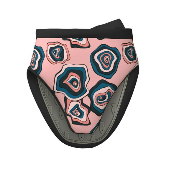 Abstract Colorful Circles Oven Mitts Heat Resistant, Soft Lining ...