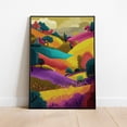 Abstract Colorful Landscape Print Wall Art Instant Modern Nature Poster ...
