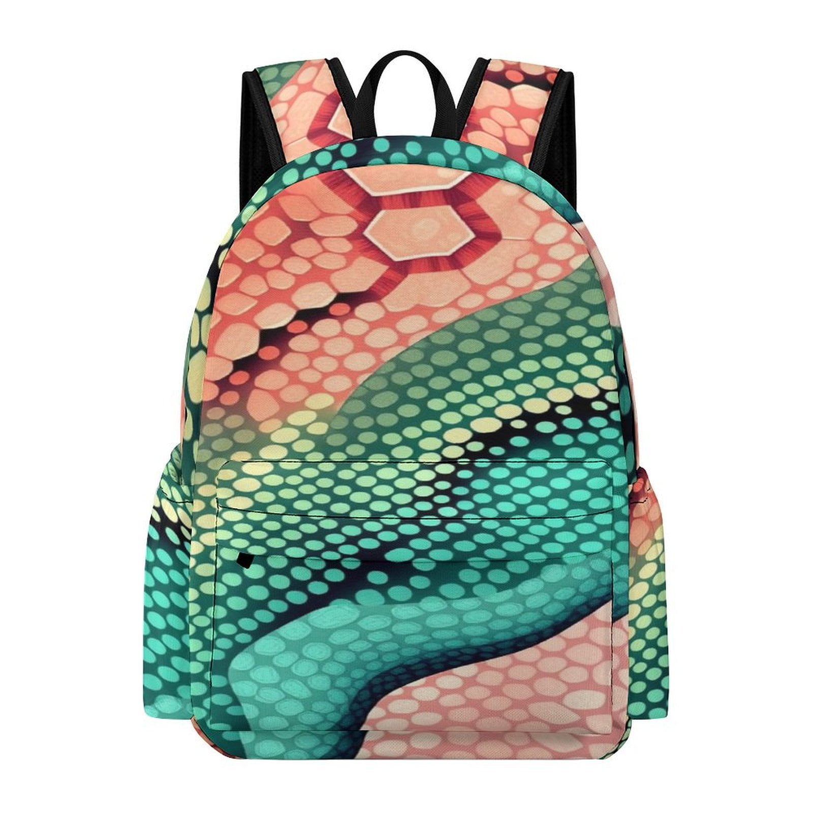 Abstract Colorful Pattern Backpacks Teenager Bookbag Students School ...