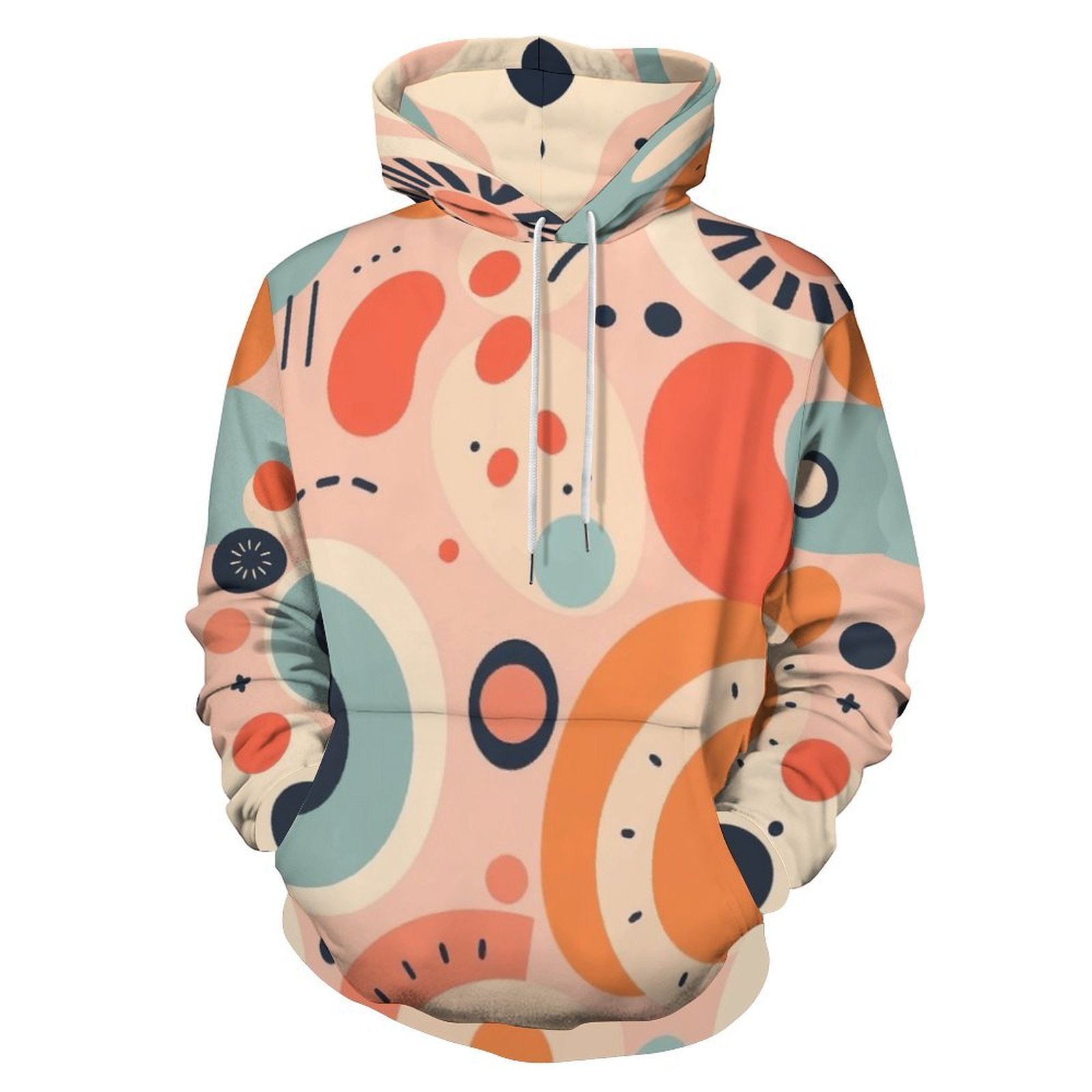 Abstract Colorful Shapes(2) Hoodie Men Pullovers Hoodies Womens ...