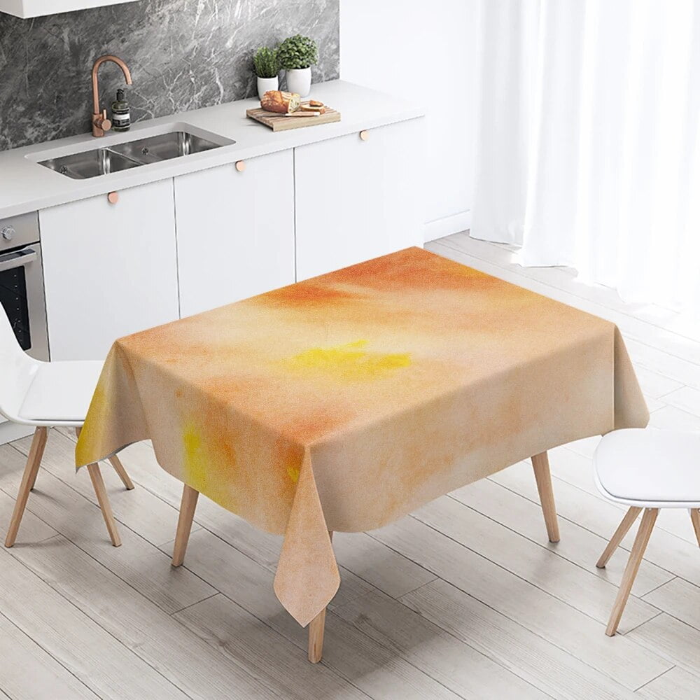 Abstract Colorful Simple Aesthetic Tablecloth Rectangular Wedding ...