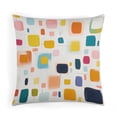 Abstract Colorful Squares Pillow Case 18"x18" Geometry Abstract Art ...
