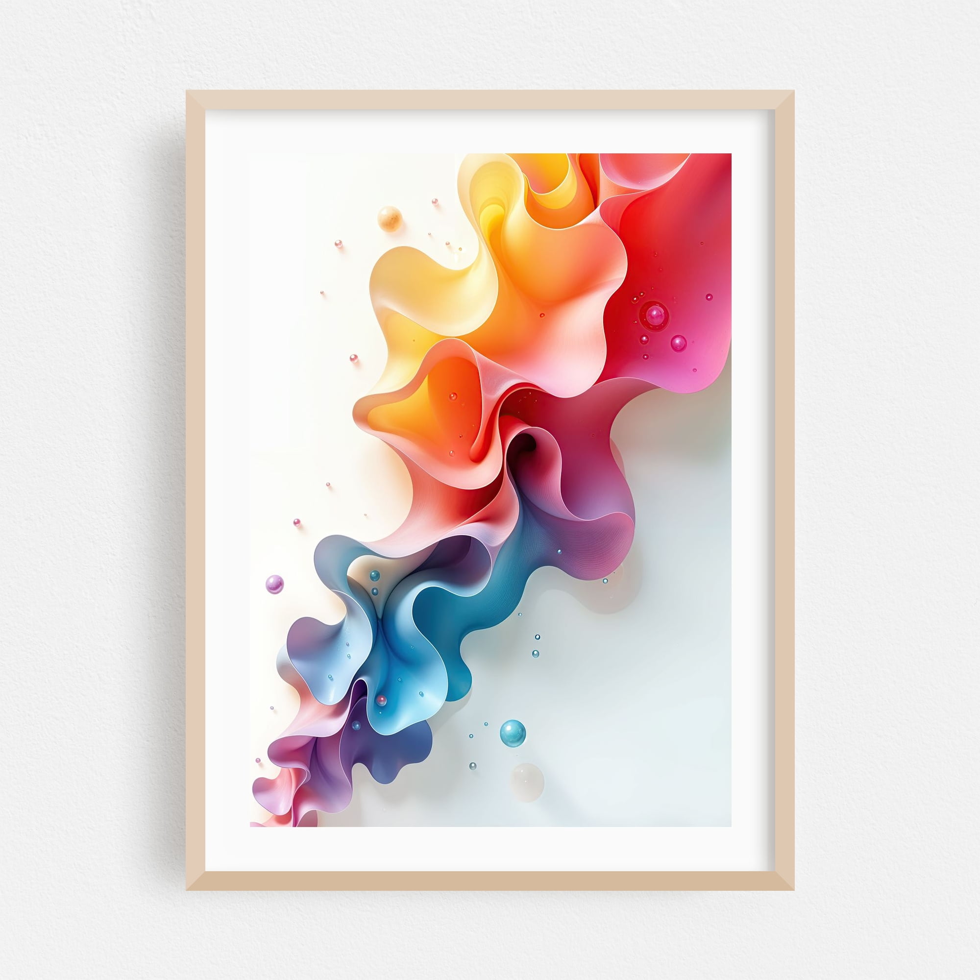 Abstract Colorful Swirls - Digital Art Abstract Modern Art Surrealism ...