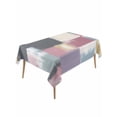 Abstract Colorful Table Cloth, Modern Geometric Grunge Art Ombre ...