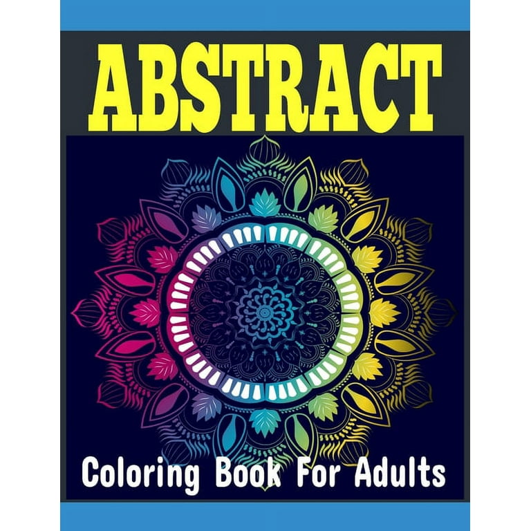 abstract coloring book for adults