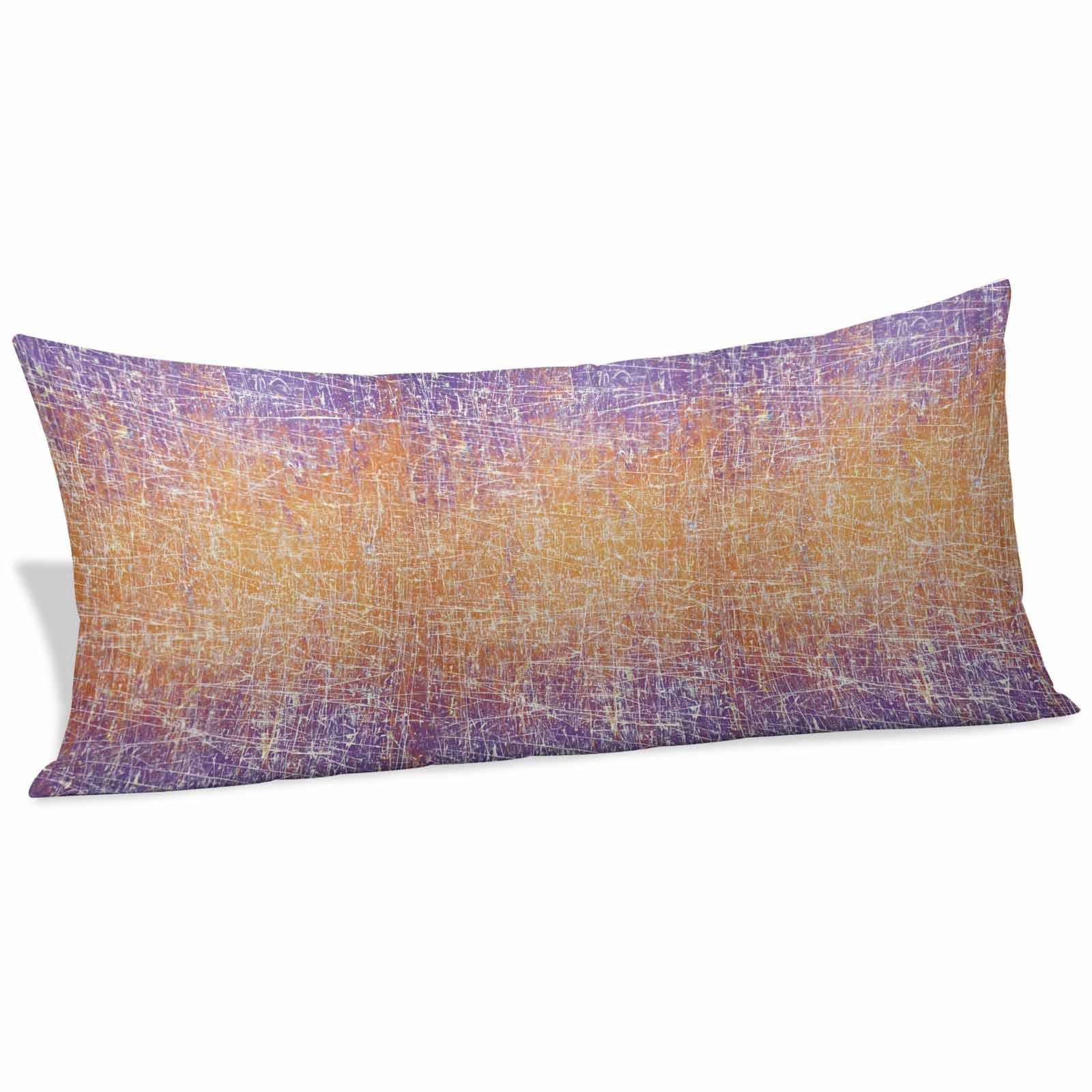 Abstract Colors Body Pillow Cover Purple Orange Clouds Mist Matte ...