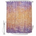 Abstract Colors Shower Curtain for Bathroom, Purple Orange Clouds Mist ...