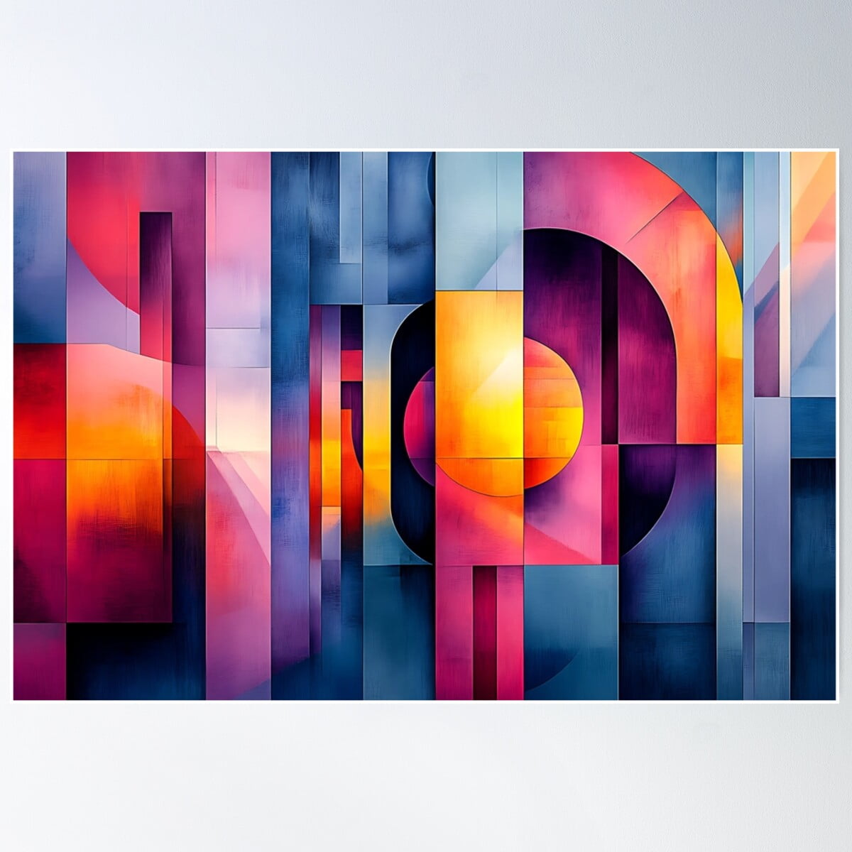 Abstract Complexity Poster Wall Art, Modern Wall Decor For Living Room ...