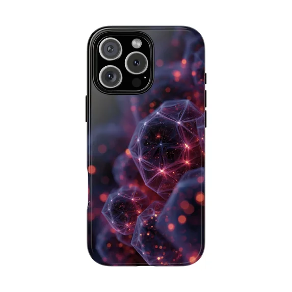 Abstract Cosmic Crystal Geometric Pattern Case 17 11 12 13 14 15 17 Pro ...