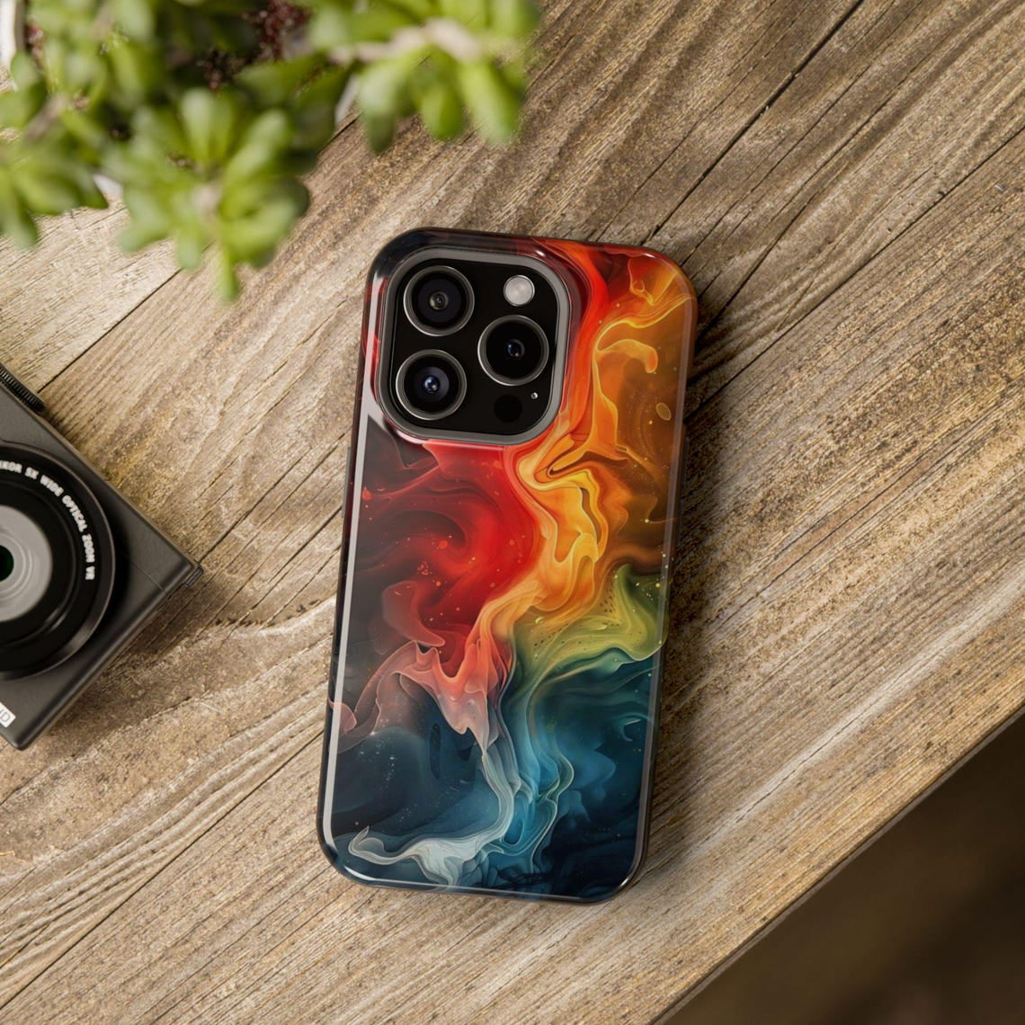 Abstract Cosmic Energy Wave Elemental Flow Pattern with iPhone 17 to 11 Pro Max - Walmart.com