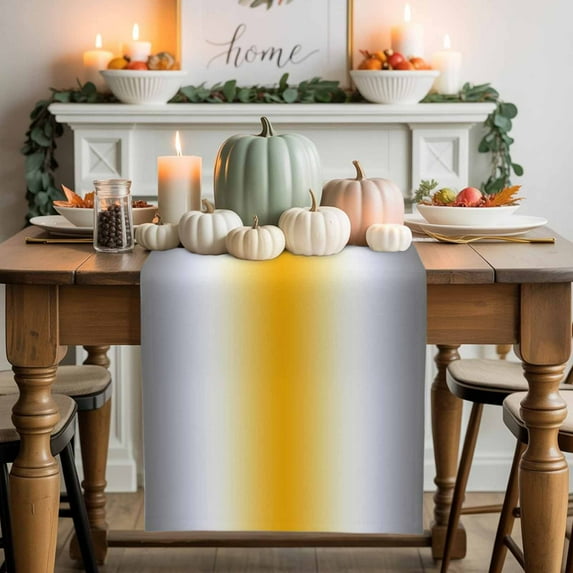 Abstract Cotton Linen Table Runner, Washable Table Runners for Kitchen ...