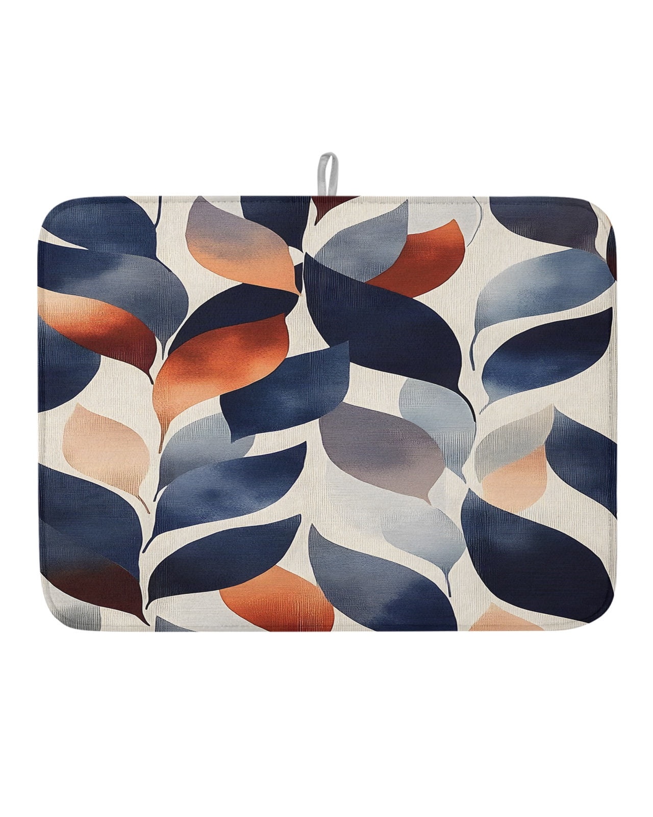 Abstract Country Leaves Dish Drying Mats for Kitchen Counter,Absorbent ...