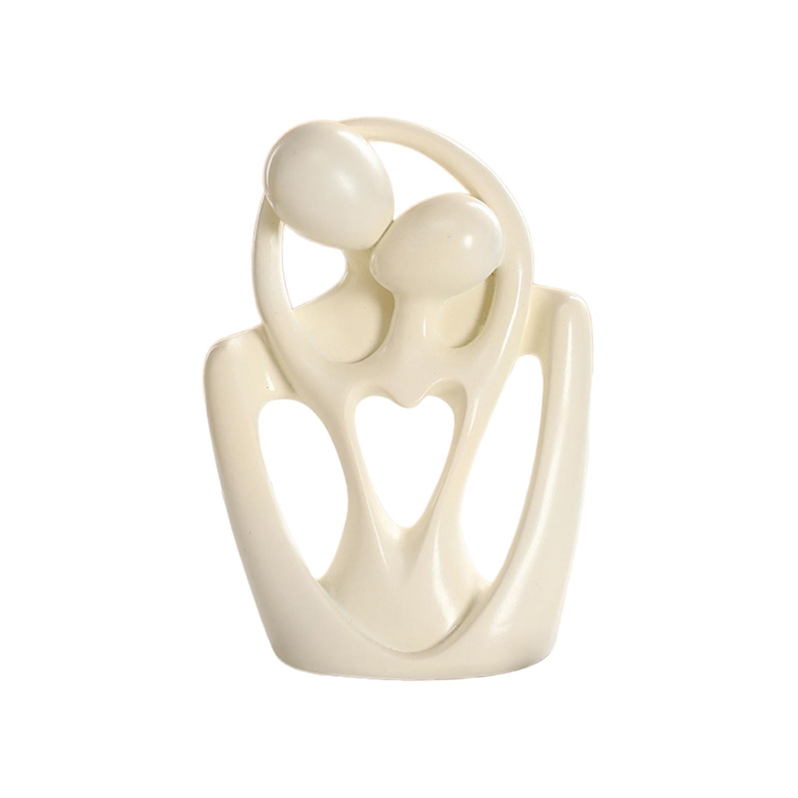 Abstract Couple Statue Abstract Couple Figurine Creative Resin Statue ...
