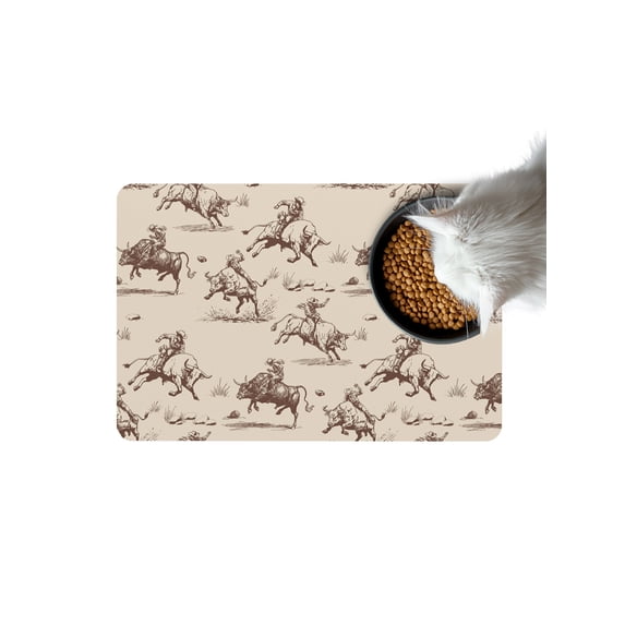 Abstract Cowboy Horse Doormat Non Slip Diatomaceous Earth Door Mat ...