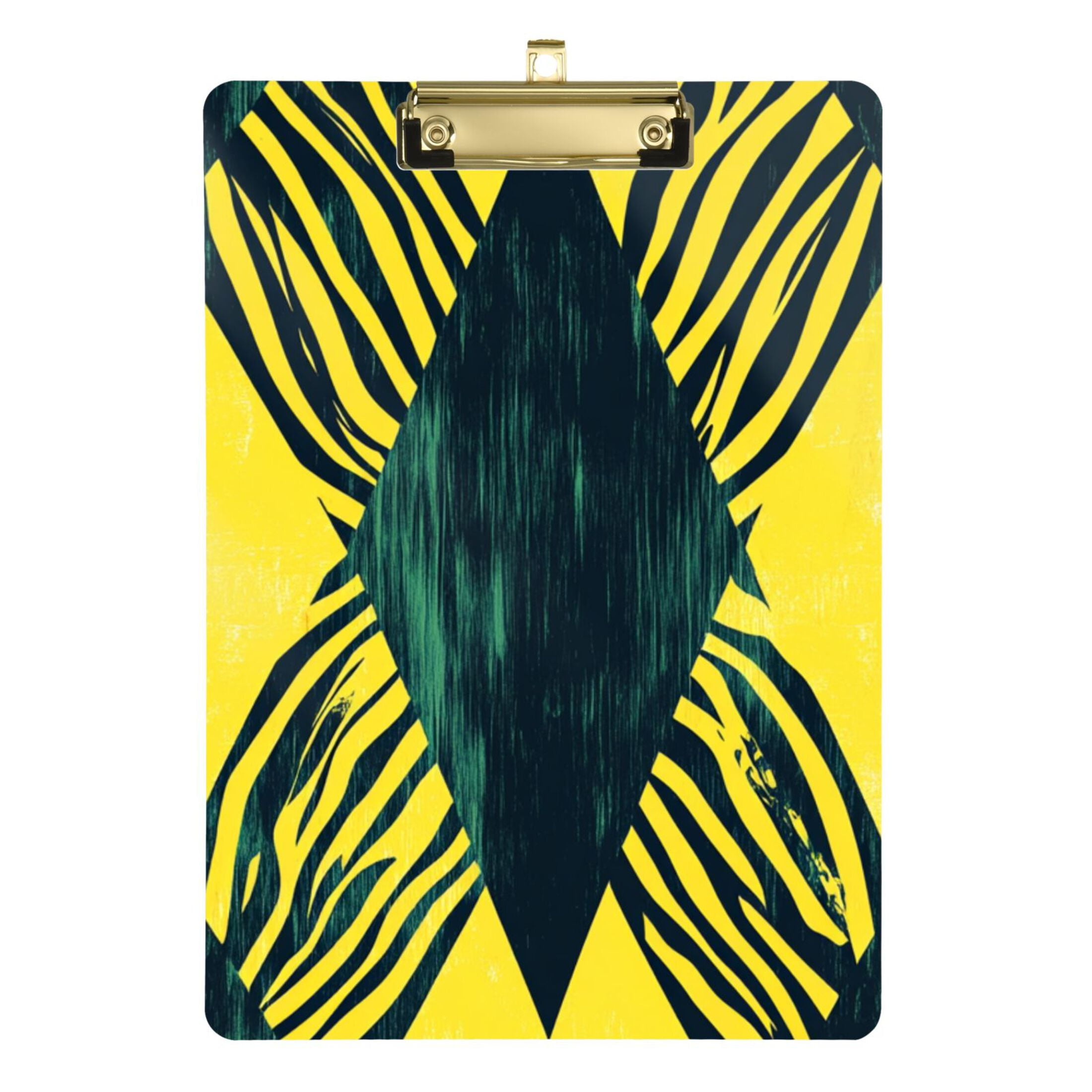 Abstract Cross Lines with Zabra Skin Acrylic Clipboard Drawing Board ...