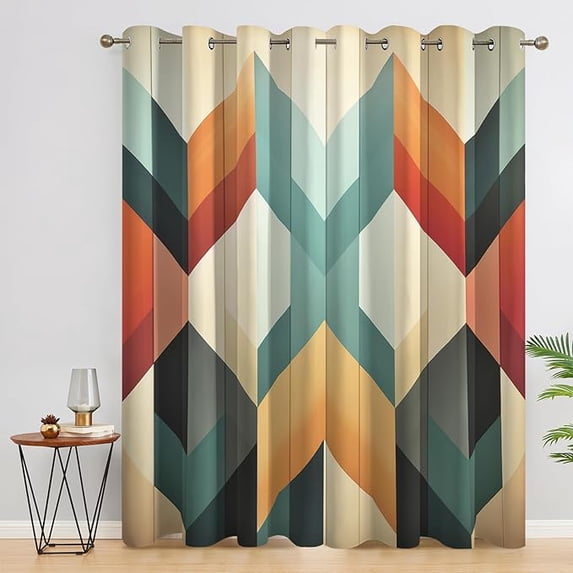 Abstract Curtains for Bedroom - Abstract Curtains, Modern Contemporary ...