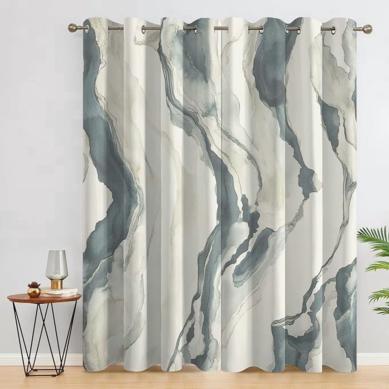 Abstract Curtains Blackout - Abstract Curtains, Swirl Pattern Window ...
