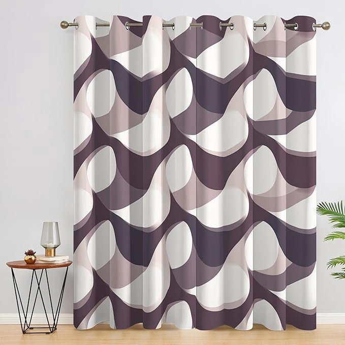 Abstract Curtains for Bedroom - Abstract Curtains, Modern Window ...
