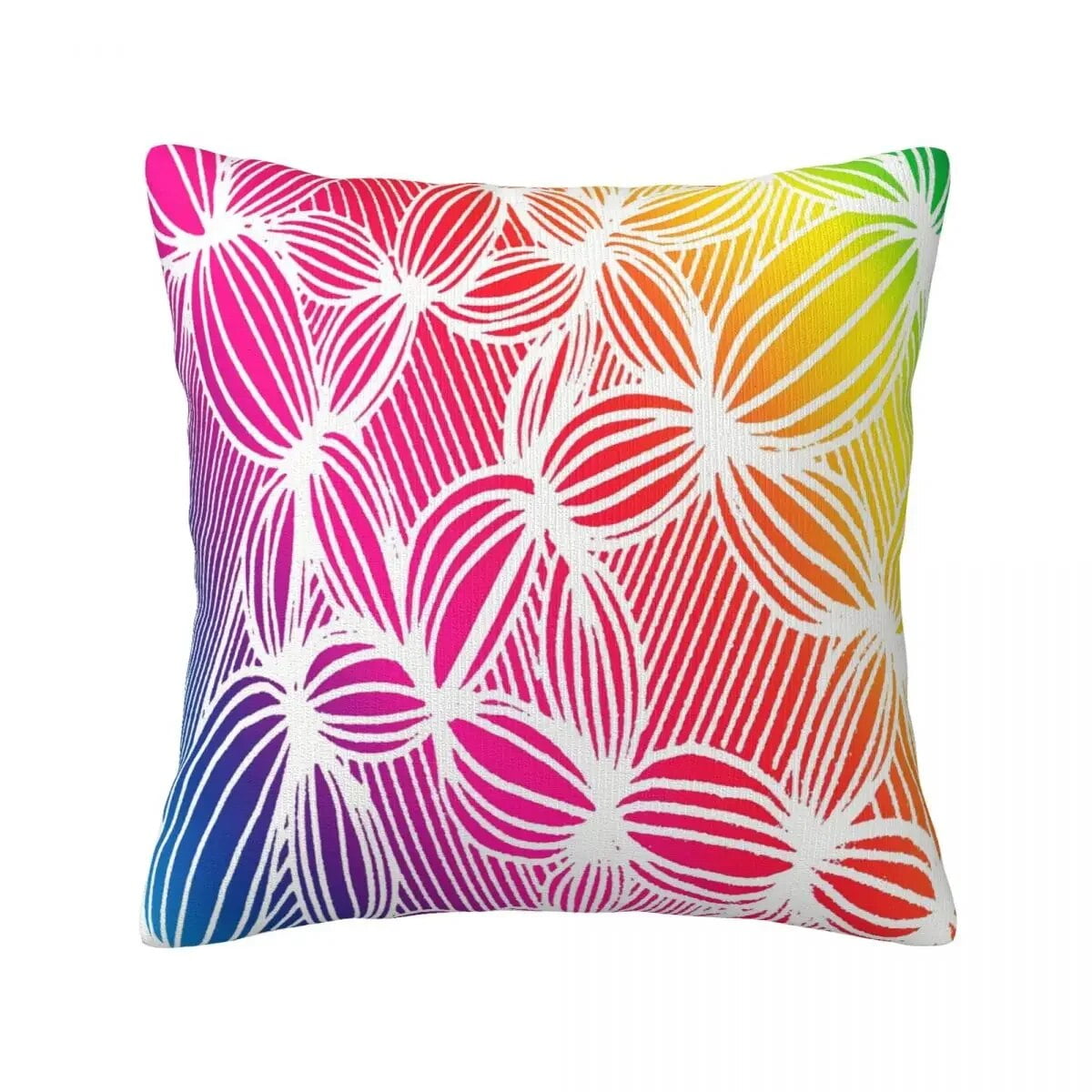 Abstract Curve Pillowcase Geometric Printing Spring Kawaii Travel ...