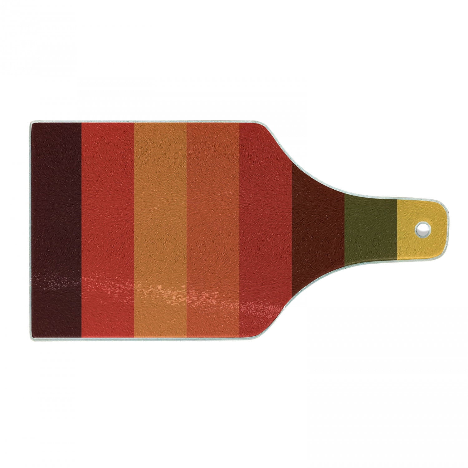 Abstract Cutting Board, Vertical Striped Color Bands Vibrant Tones ...