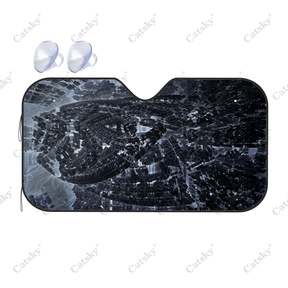 Abstract - Dark Auto Windshield Sun Shade Car Front Window Visor ...