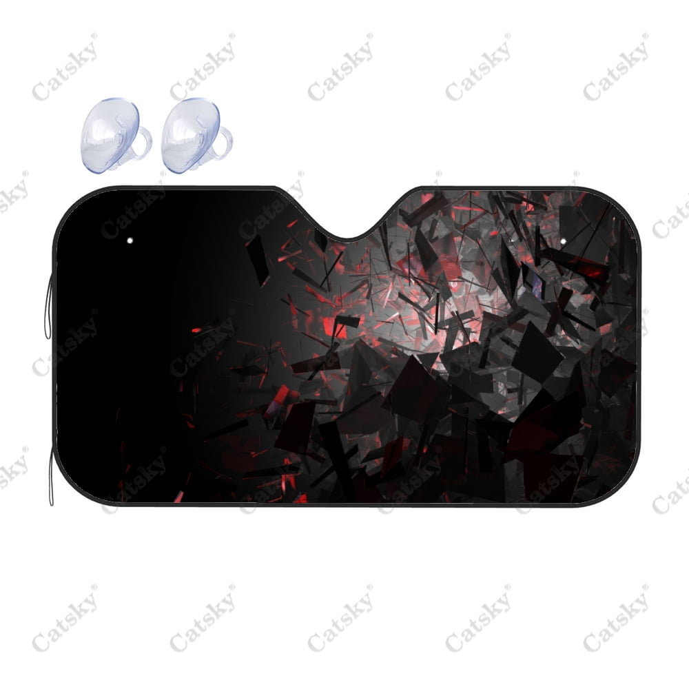 Abstract - Dark Auto Windshield Sun Shade Car Front Window Visor ...