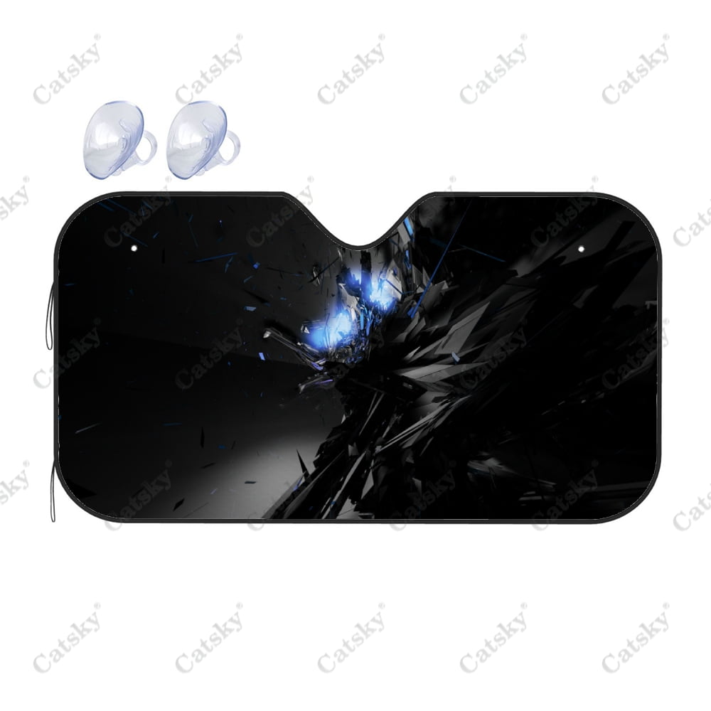 Abstract - Dark Auto Windshield Sun Shade Car Front Window Visor ...