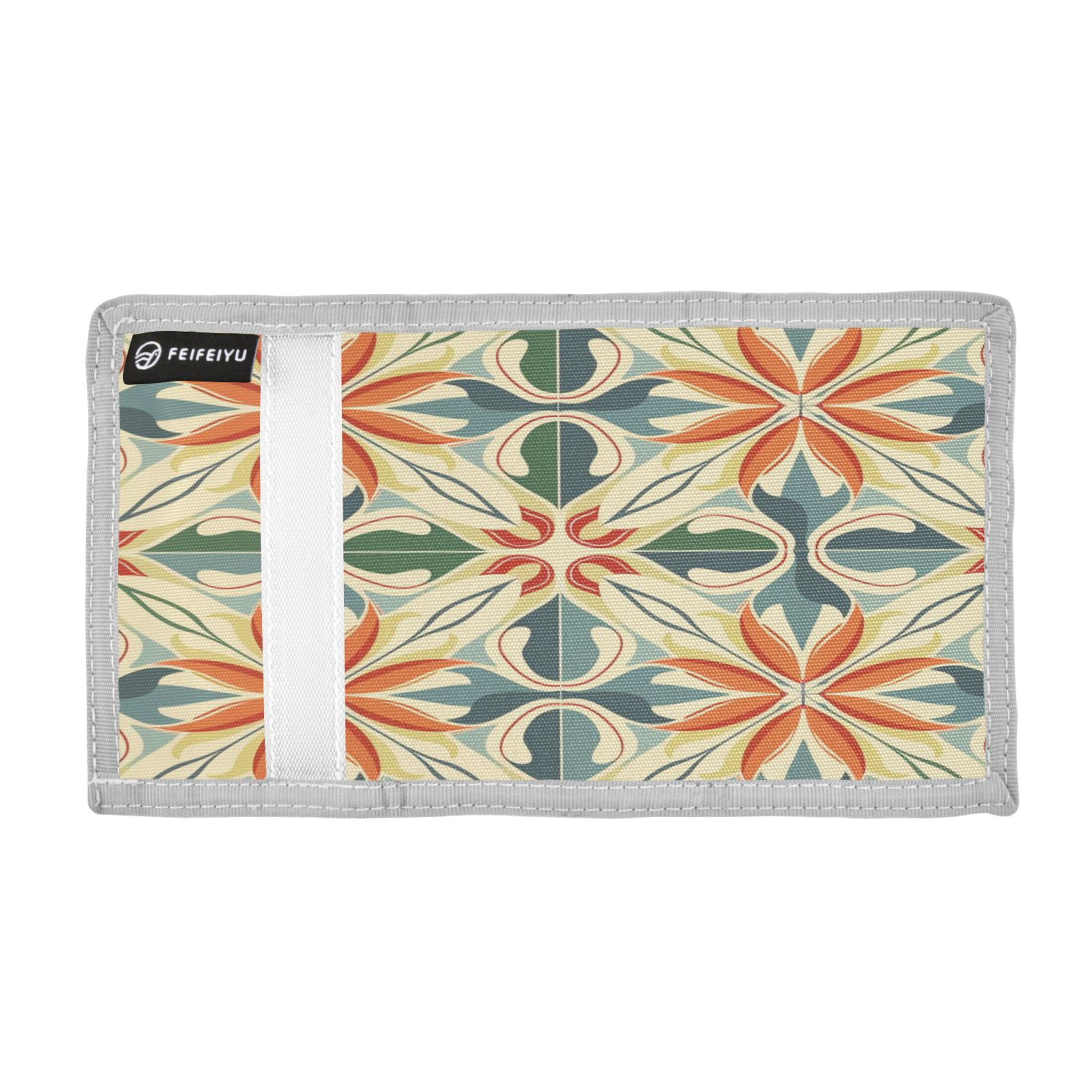 Abstract Decorative Digital Patterns Trifold Wallets Card Holders Coin ...