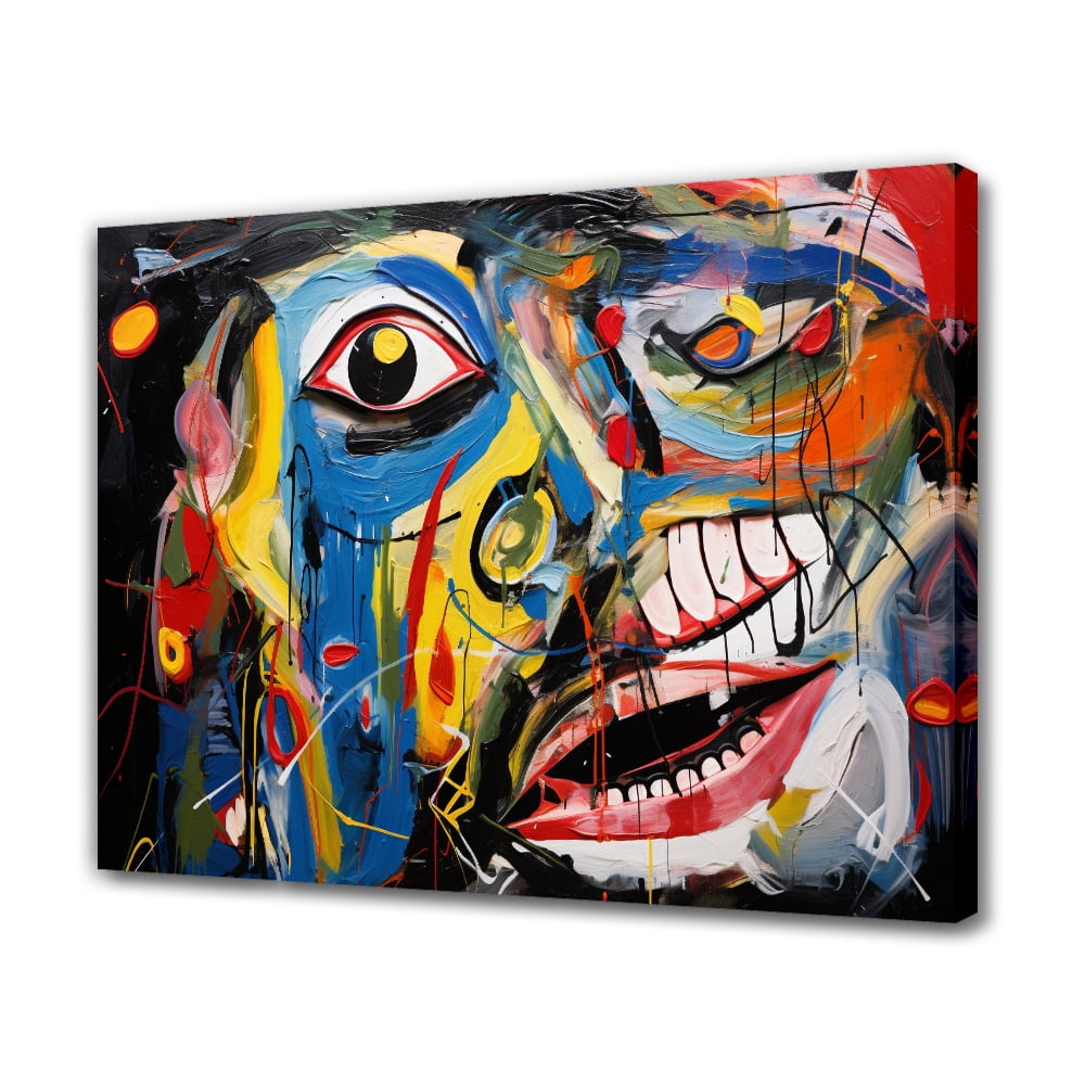 An Abstract Depiction Of An Intense Expression Poster Decorative ...