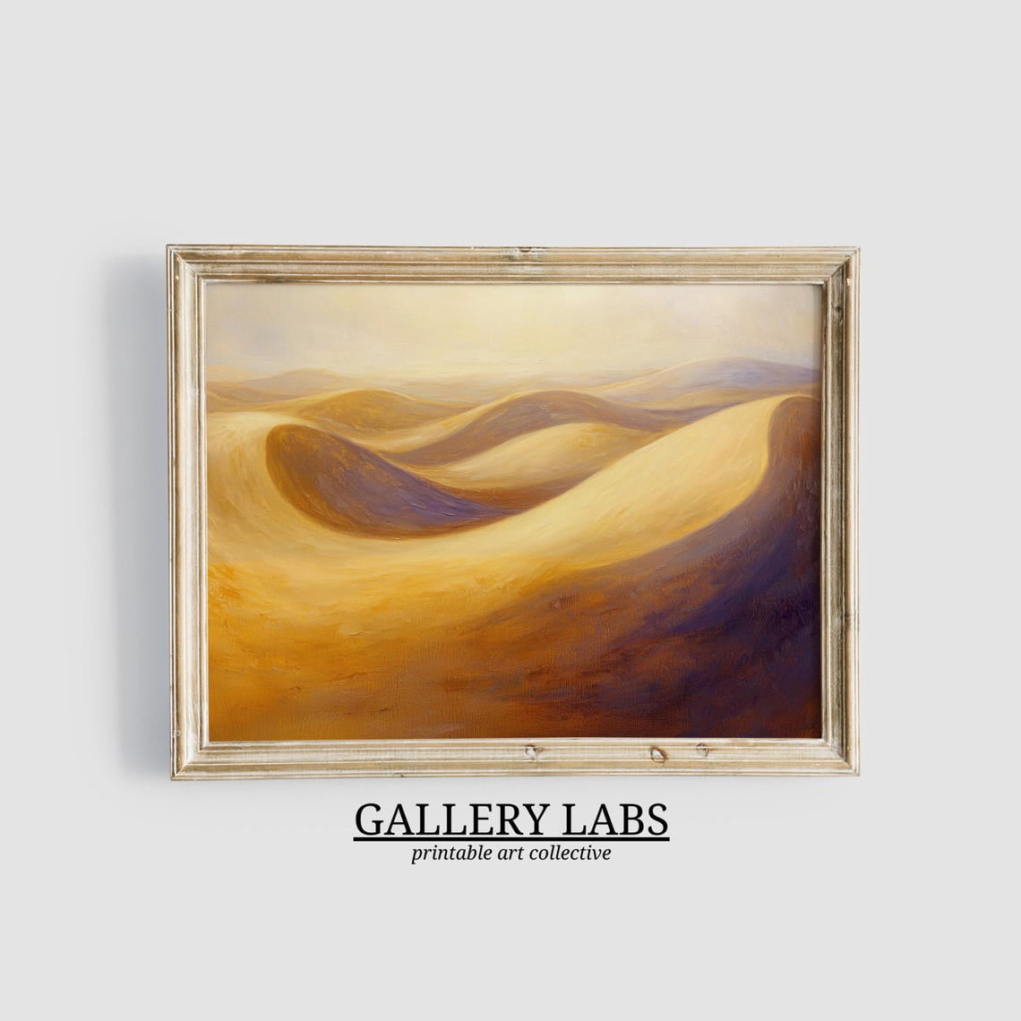 Abstract Desert Painting • Southwestern Landscape Wall Art • Vintage ...