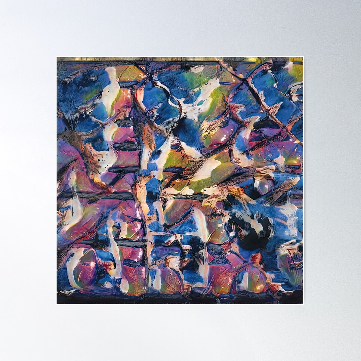 Abstract Design “A Vanishing Inside” Poster Wall Art, Modern Wall Decor ...