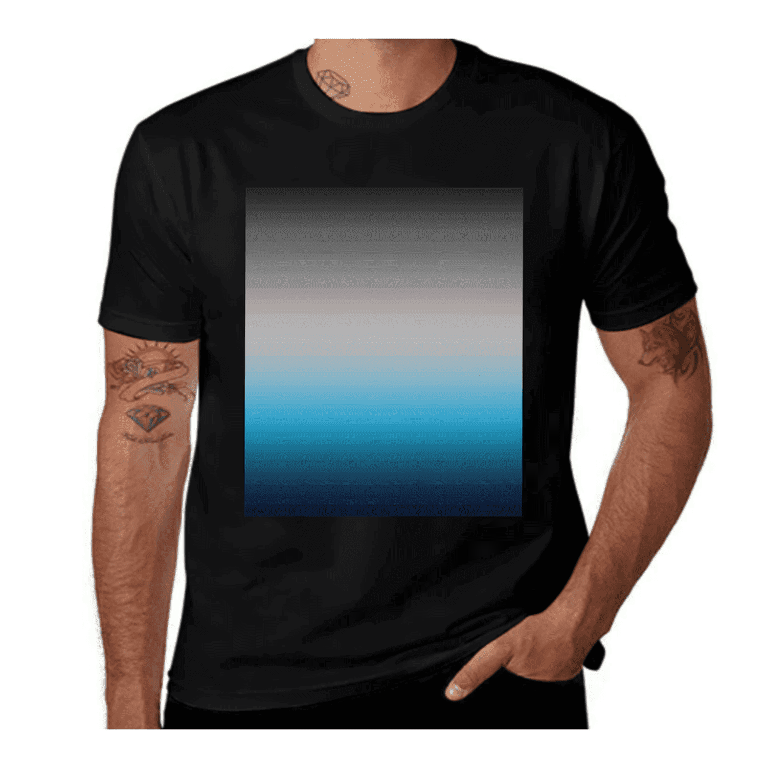 Abstract Diagonal Stripes Art-Ecru-Ecru-Champagne Men's Graphic T-Shirt - Essential Casual ...