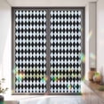 Abstract Diamond Lattice Black and White Window Privacy Film, Rainbow ...