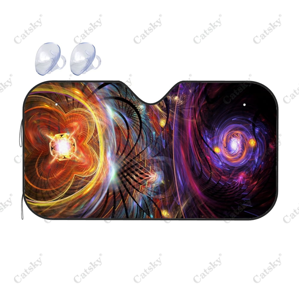 Abstract - Digital Art Auto Windshield Sun Shade Car Front Window Visor ...