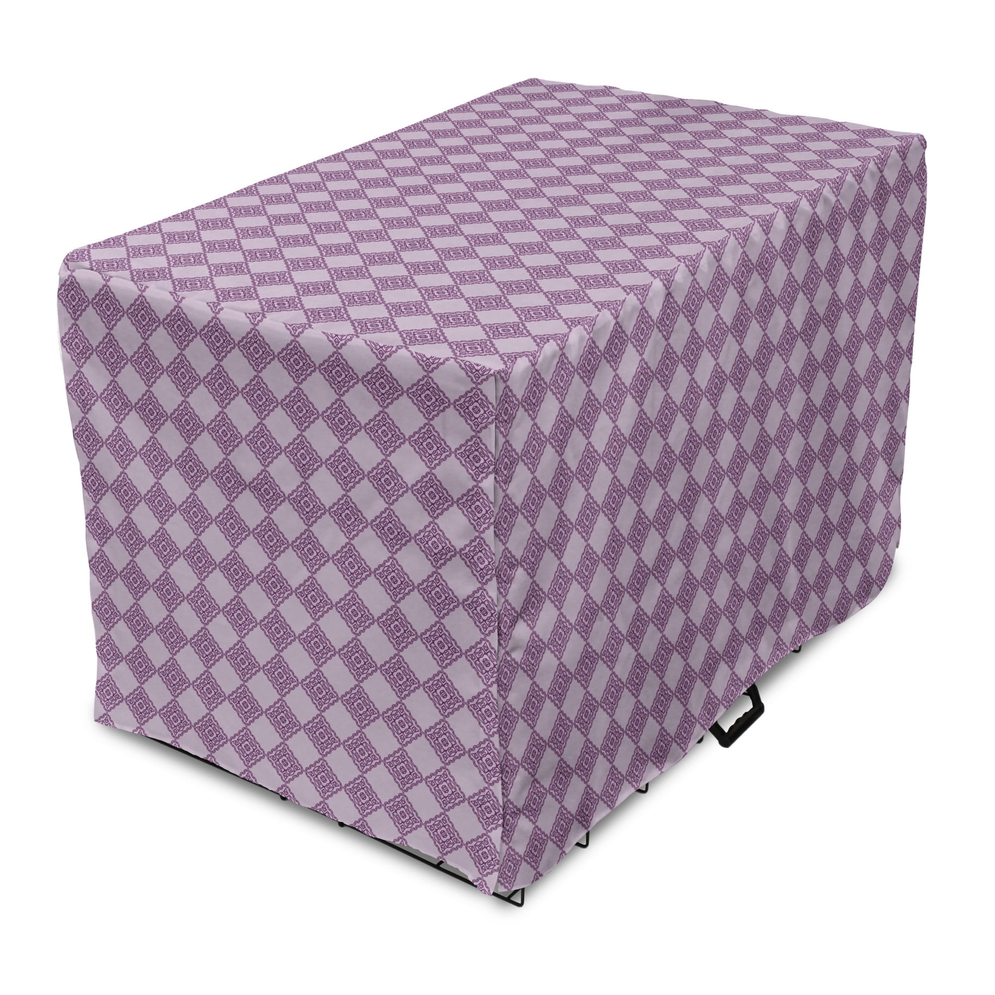 Abstract Dog Crate Cover, Repetitive Pattern with Monotone Motif with ...