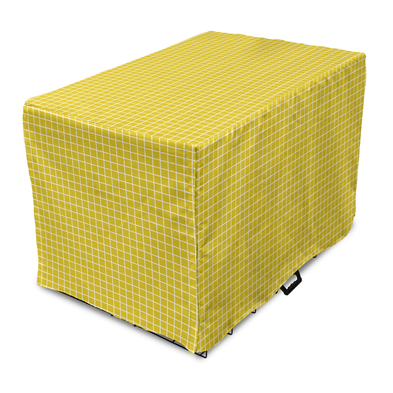 Abstract Dog Crate Cover, Symmetrical Same Size Blocks Arrangement of ...
