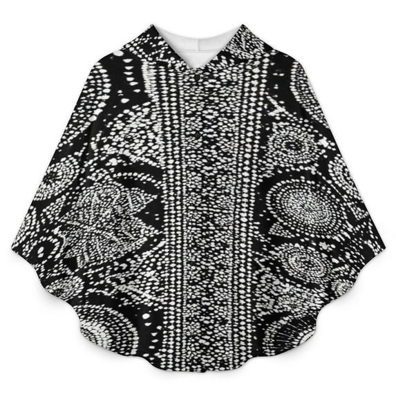 Abstract Dot Art Pattern Design Blanket Oversized Wearable Hooded ...