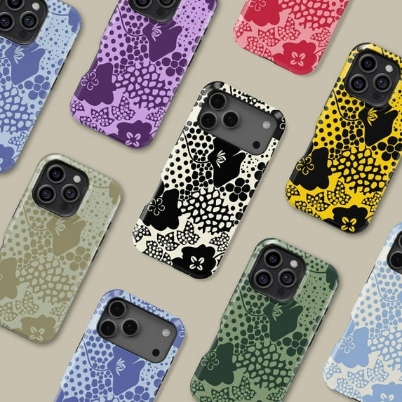 Abstract Dot Flower Case for iPhone Samsung Minimalist Art - Walmart.com